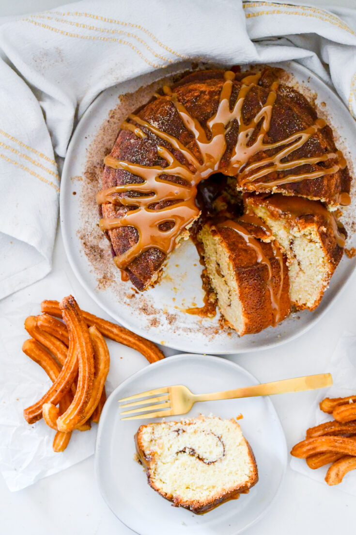 Churro Cake Recipe - Keat's Eats