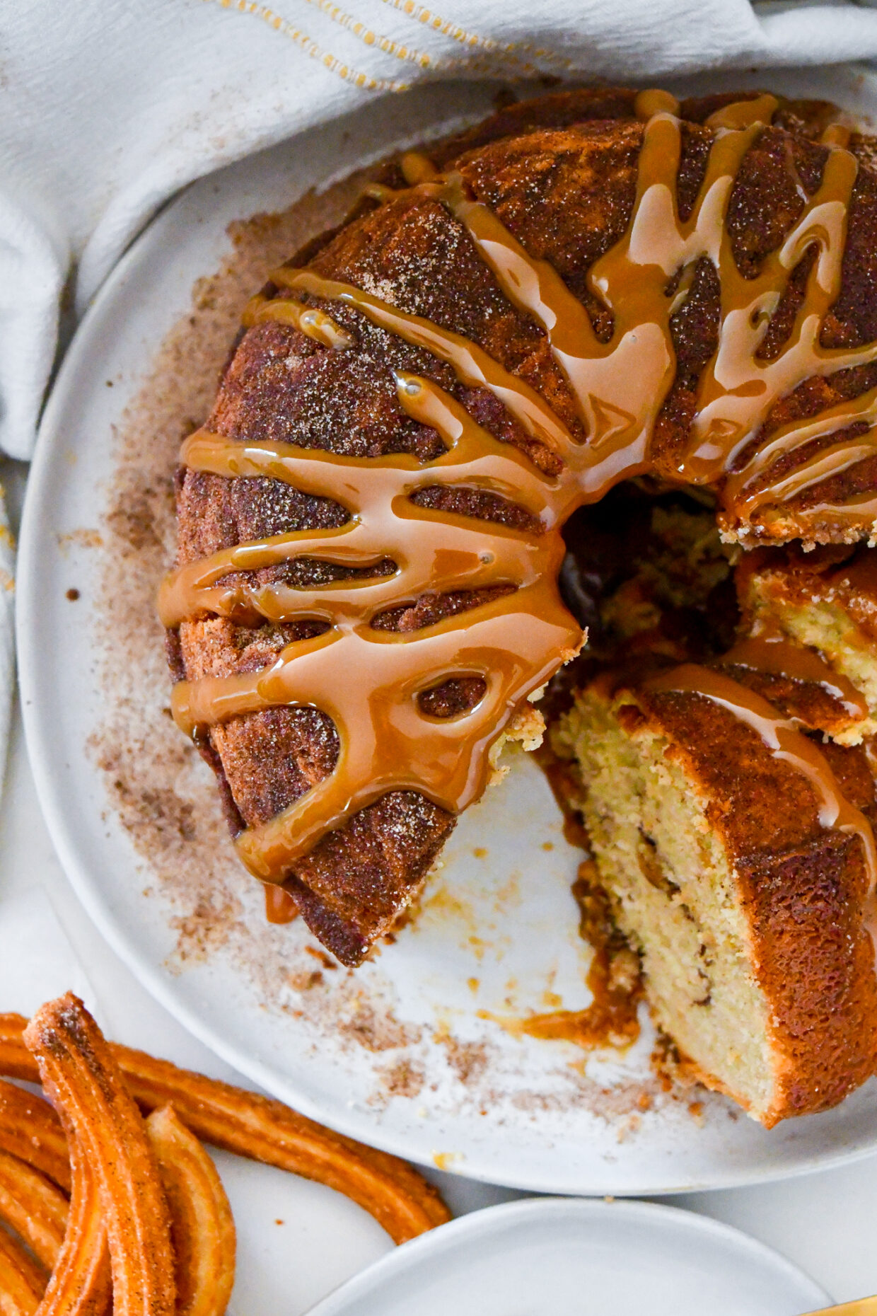 Churro Cake Recipe - Keat's Eats