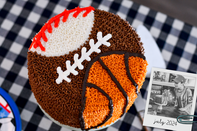Sports Themed Birthday Cake - Keat's Eats
